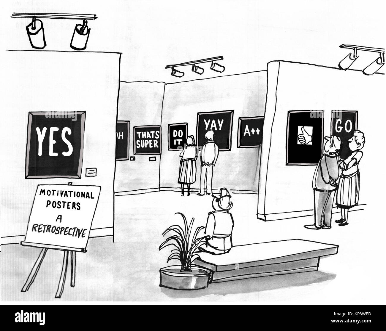 Motivational posters funny Black and White Stock Photos & Images - Alamy