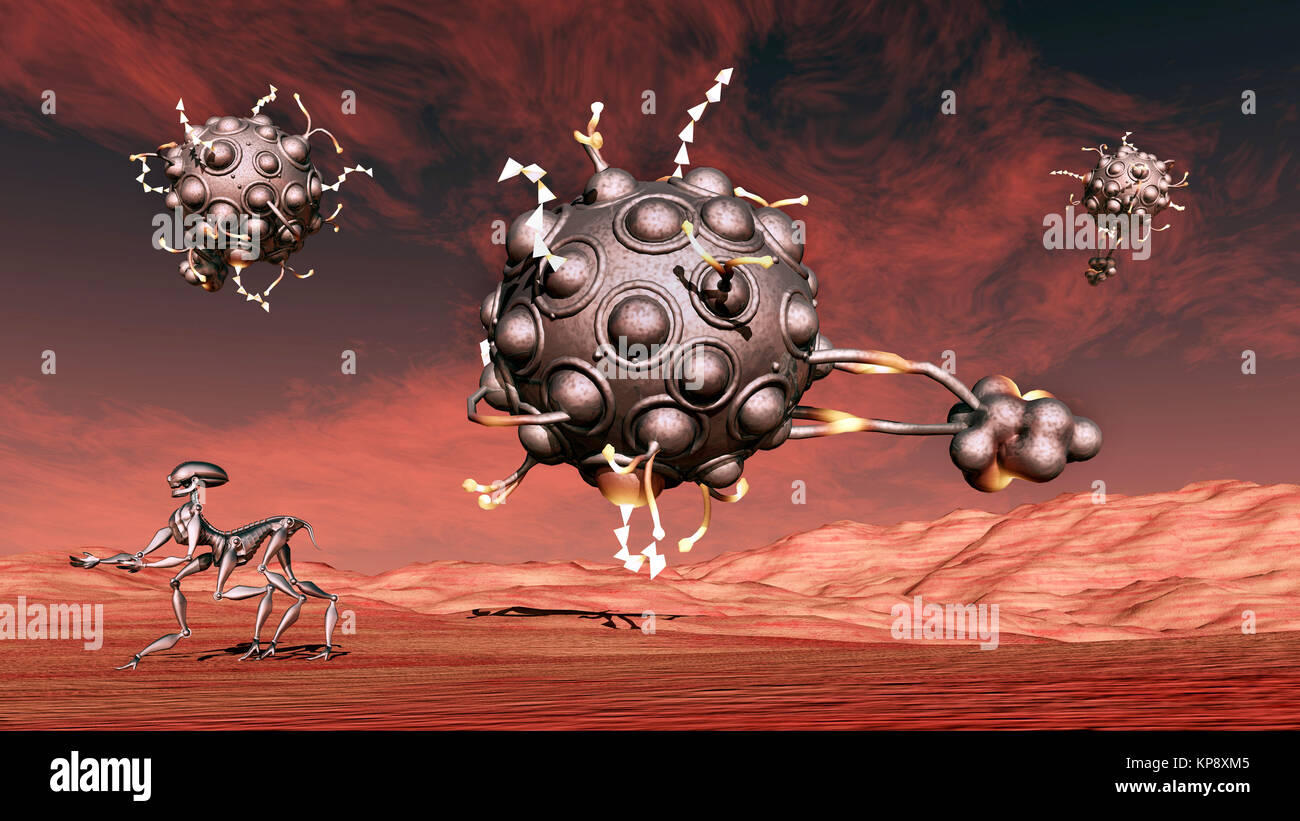 Colonization of Mars Stock Photo - Alamy