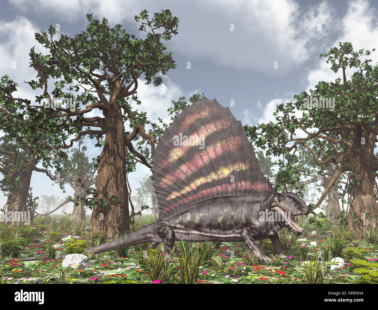 Dimetrodon dinosaur hi-res stock photography and images - Alamy