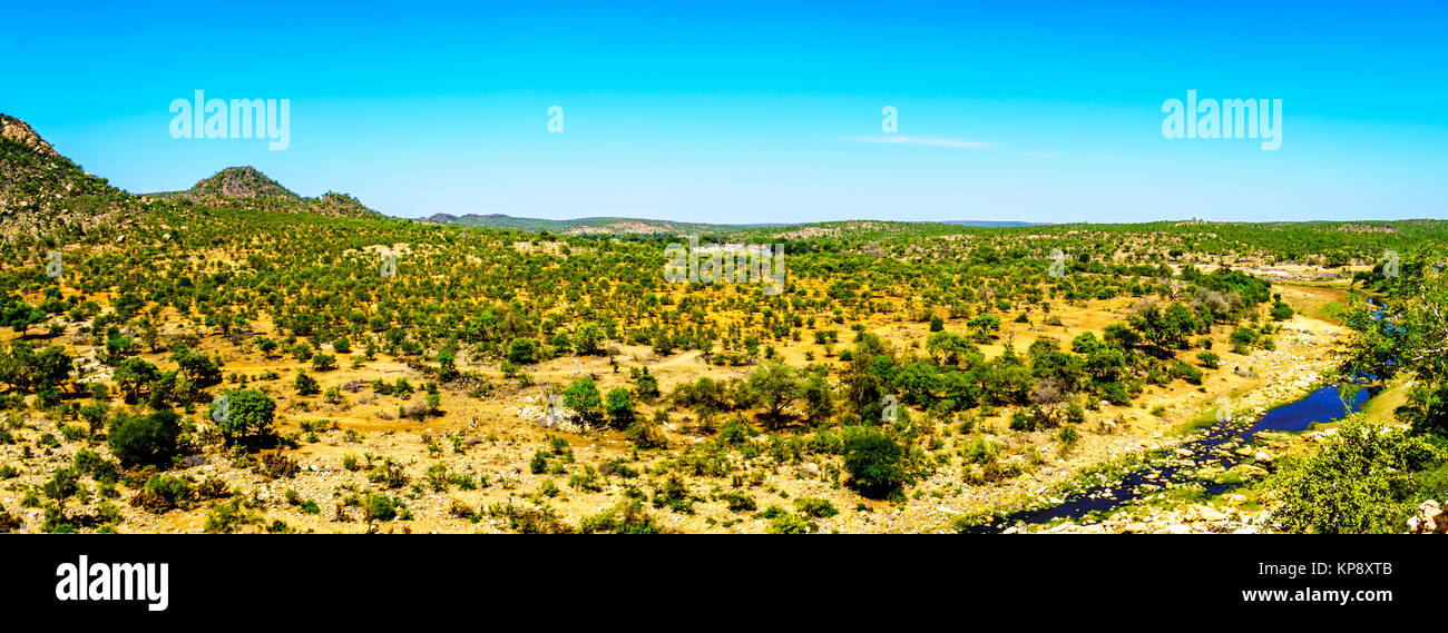 Panorama of an Aerial view of the area surrounding the Ge-Selati River ...