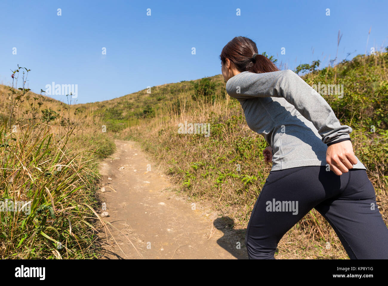 Woman go running Stock Photo - Alamy