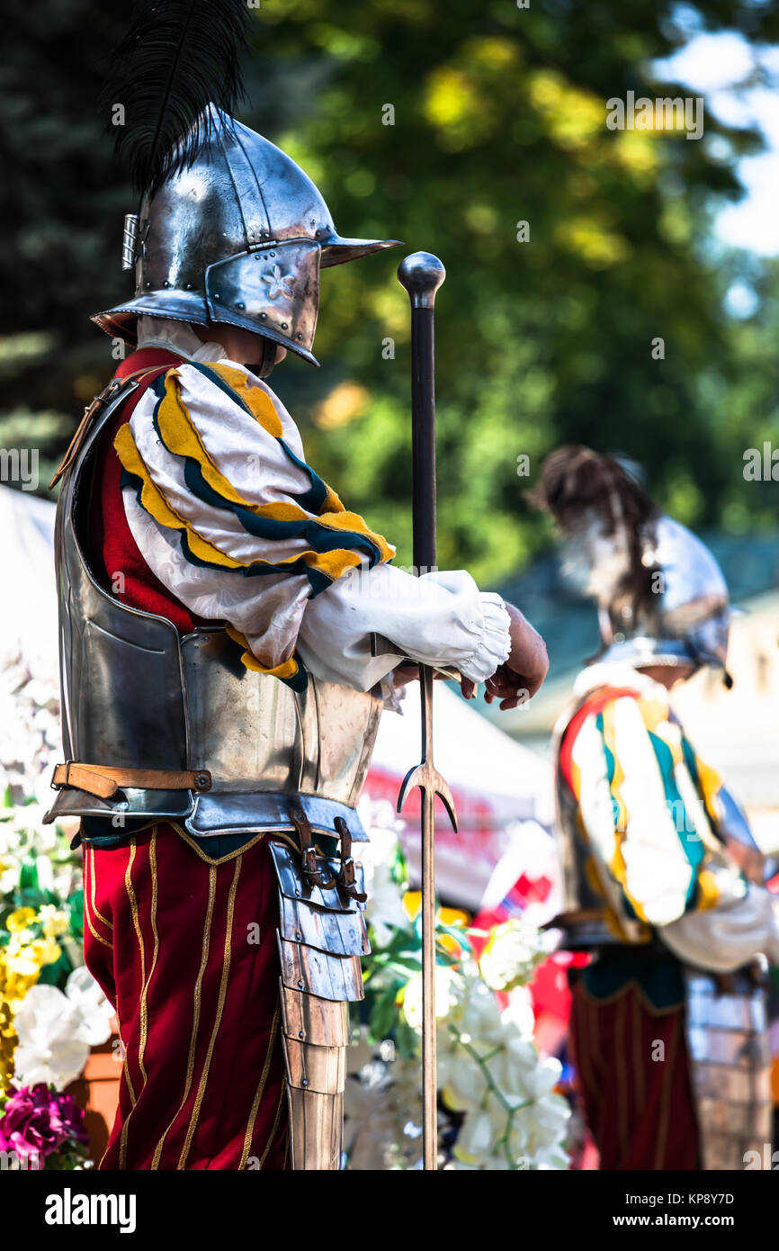 Armour of the medieval knight Stock Photo - Alamy