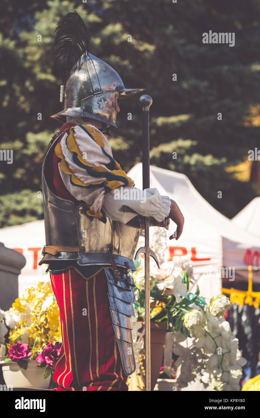 Armour of the medieval knight Stock Photo - Alamy