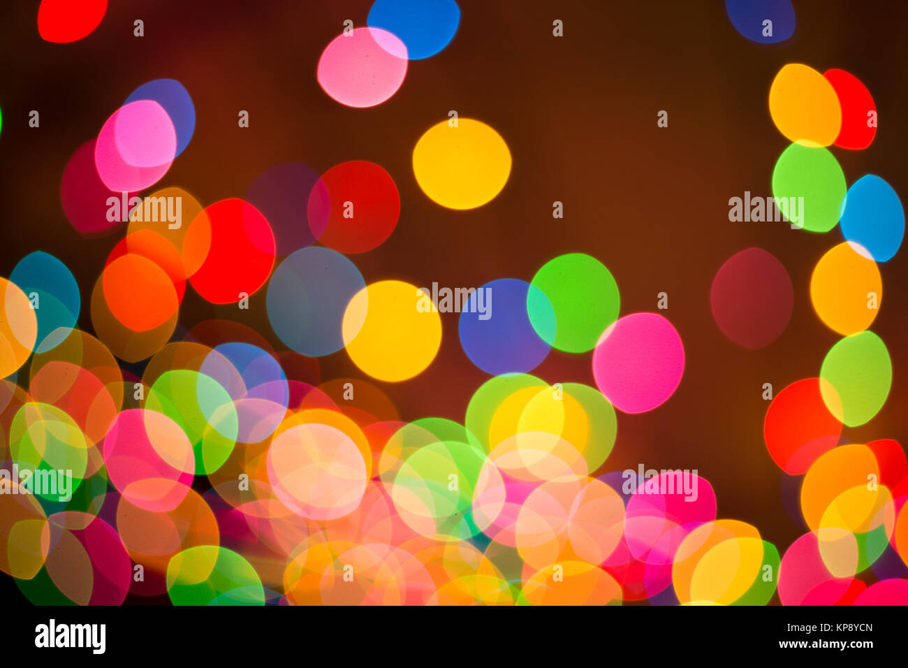 Christmas Lights Bokeh Stock Photo - Alamy
