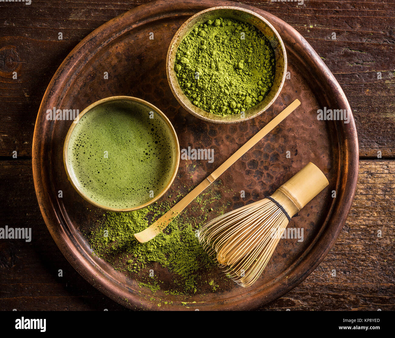 Japanese matcha green tea Stock Photo - Alamy