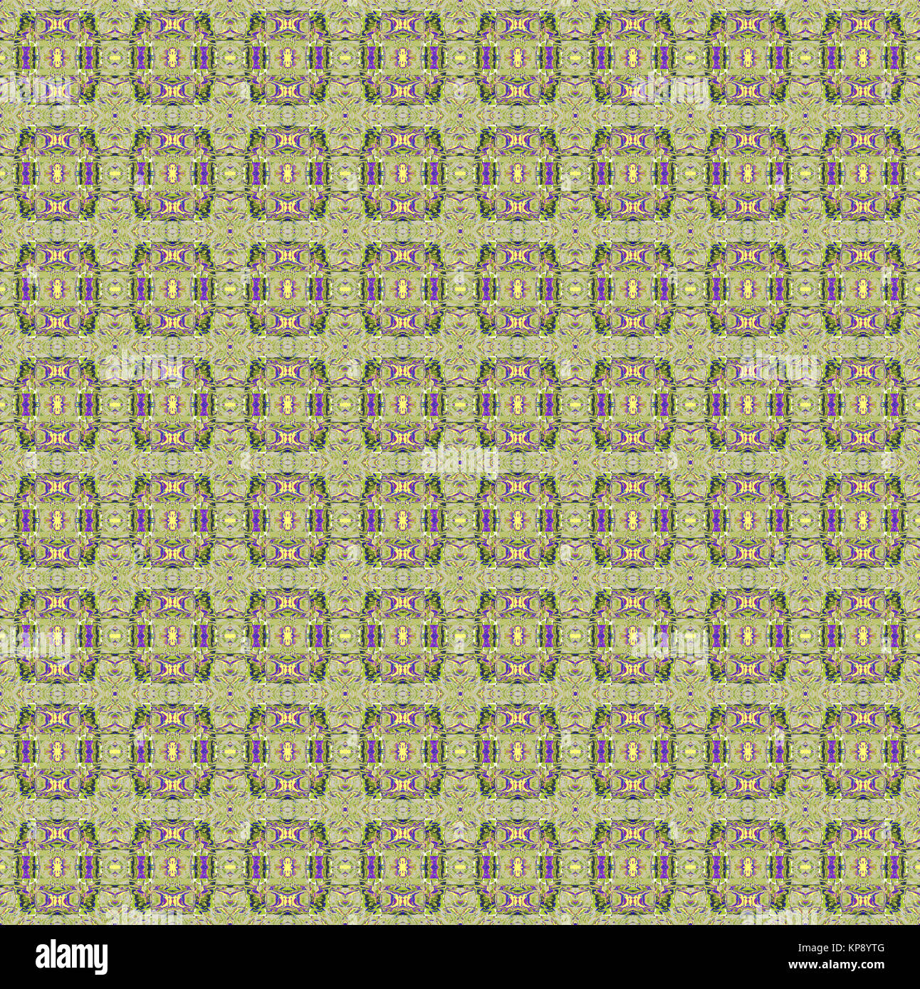 Abstract geometric background, seamless square pattern in pale green ...
