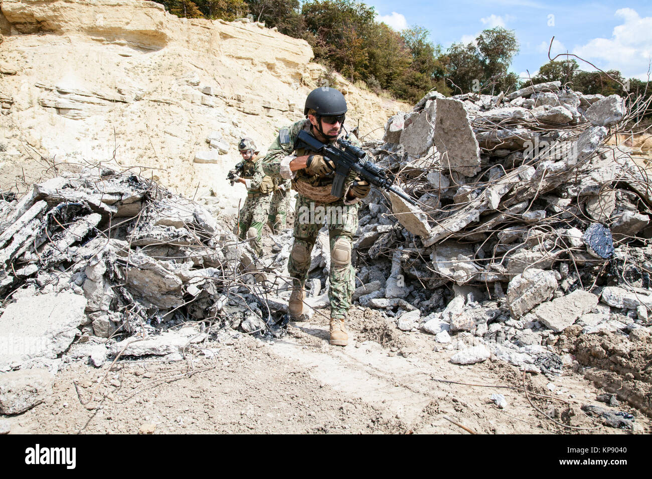 Navy SEAL Team Stock Photo - Alamy