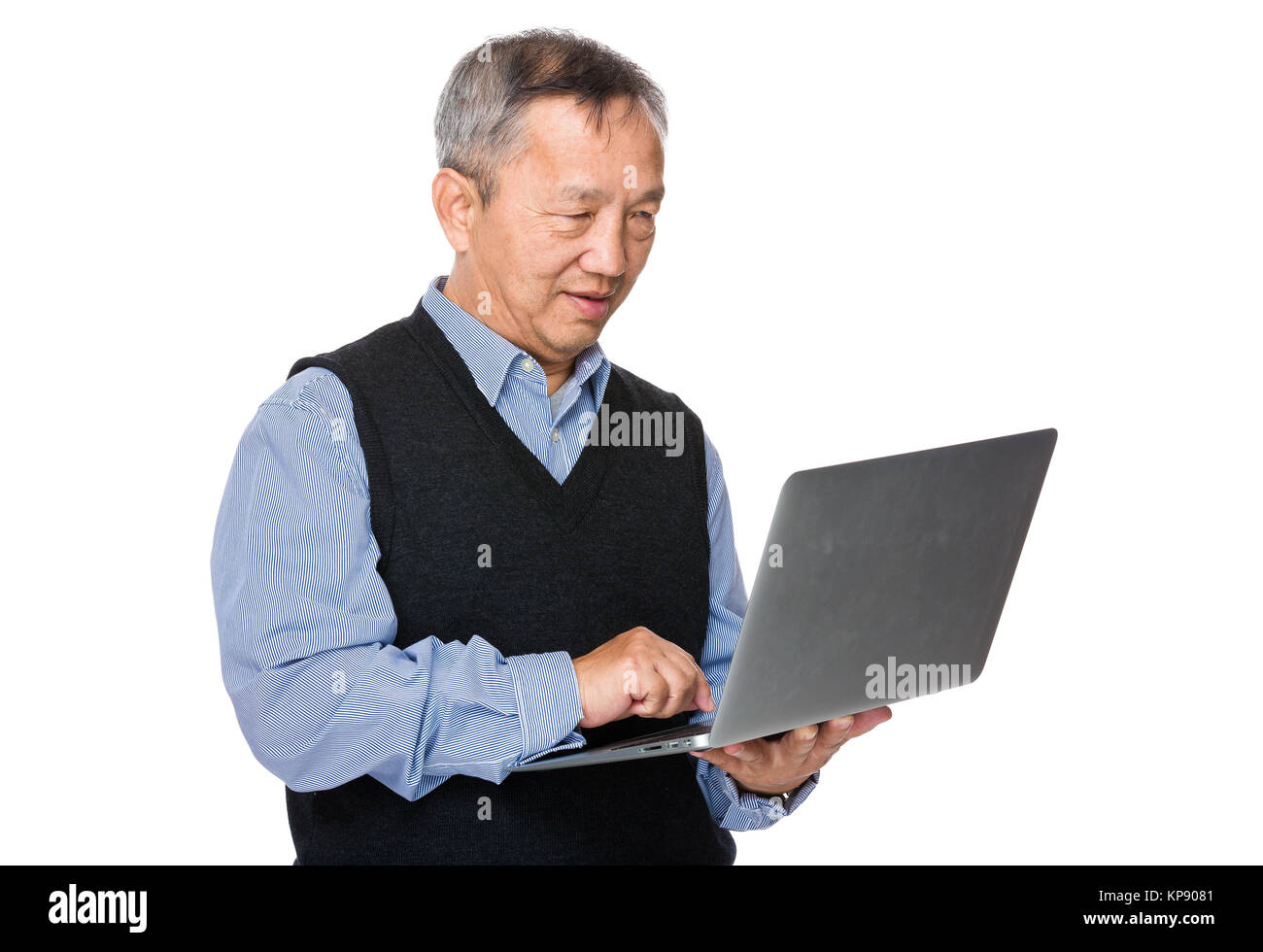 Japanese grandfather boy computer hi-res stock photography and images ...