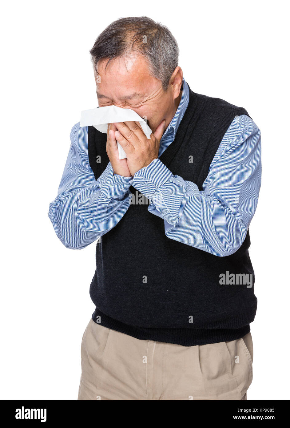 Old man got sick Stock Photo - Alamy