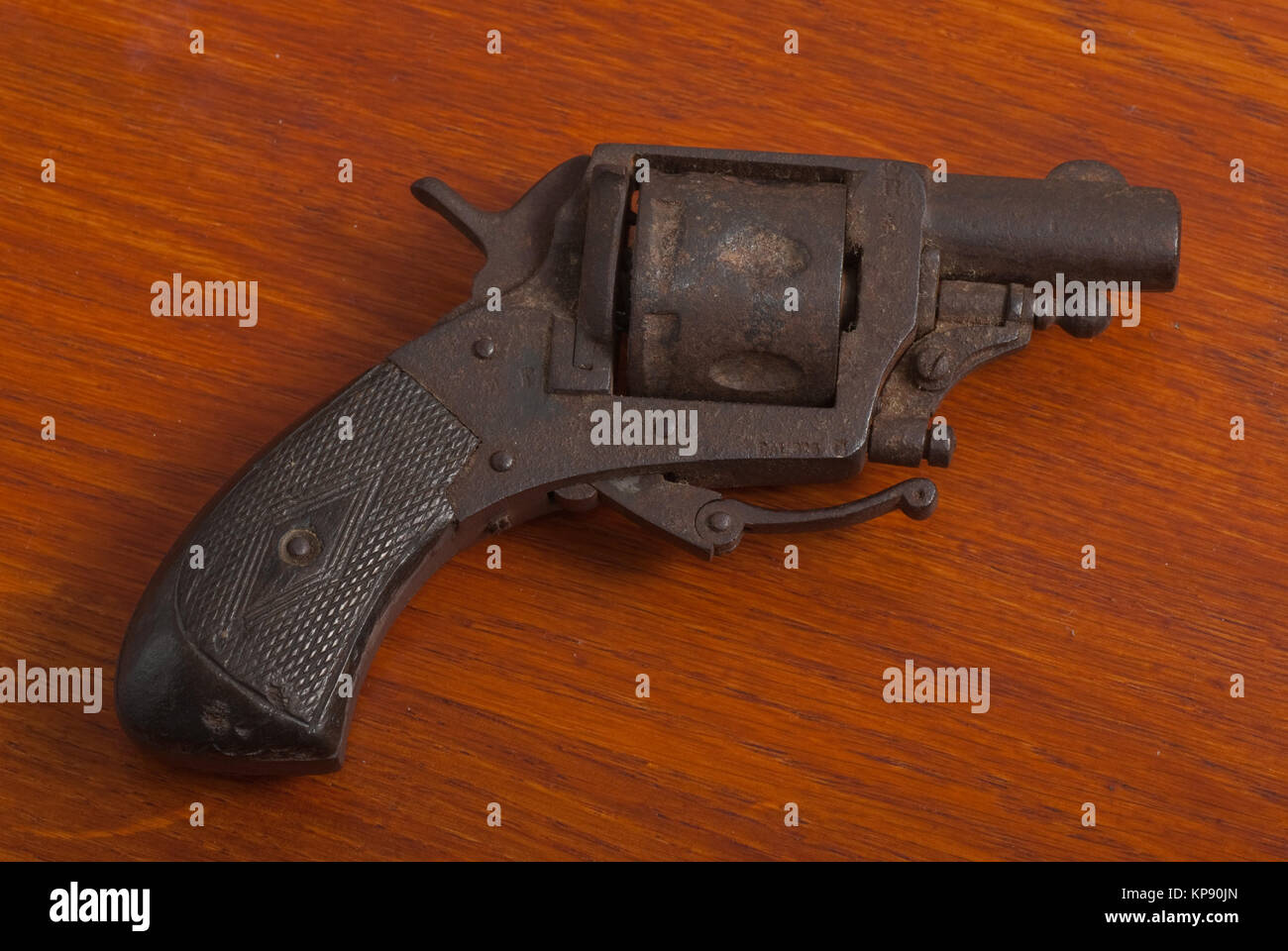 Old french revolver gun rusted vintage hi-res stock photography and ...