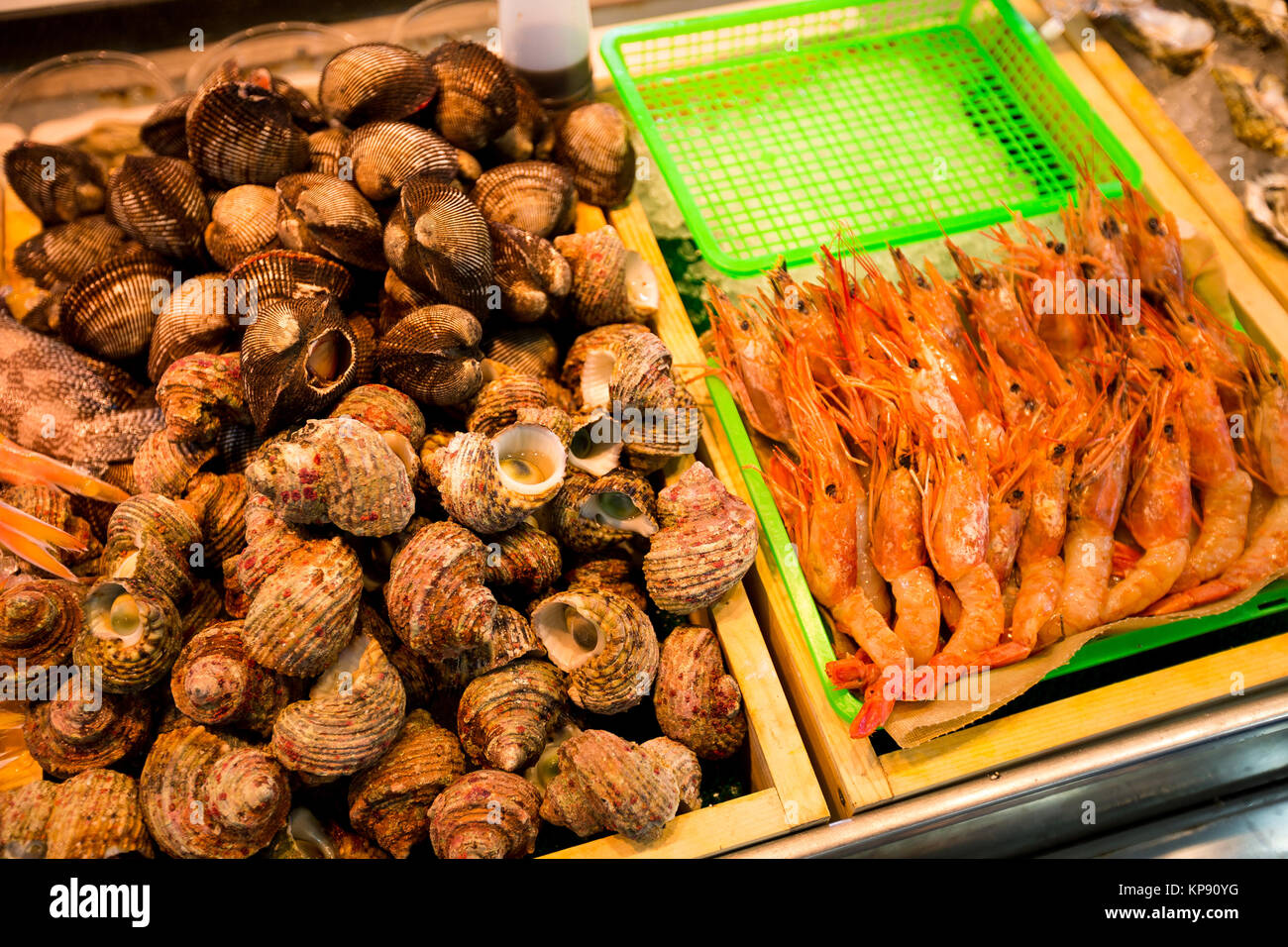 Food in japanese market Stock Photo - Alamy