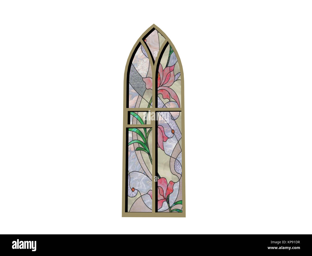 Church windows with stained glass exposed Stock Photo - Alamy
