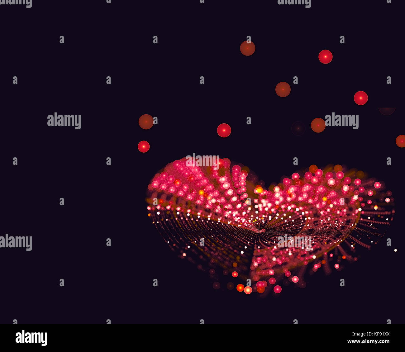 Deep red heart made hi-res stock photography and images - Alamy