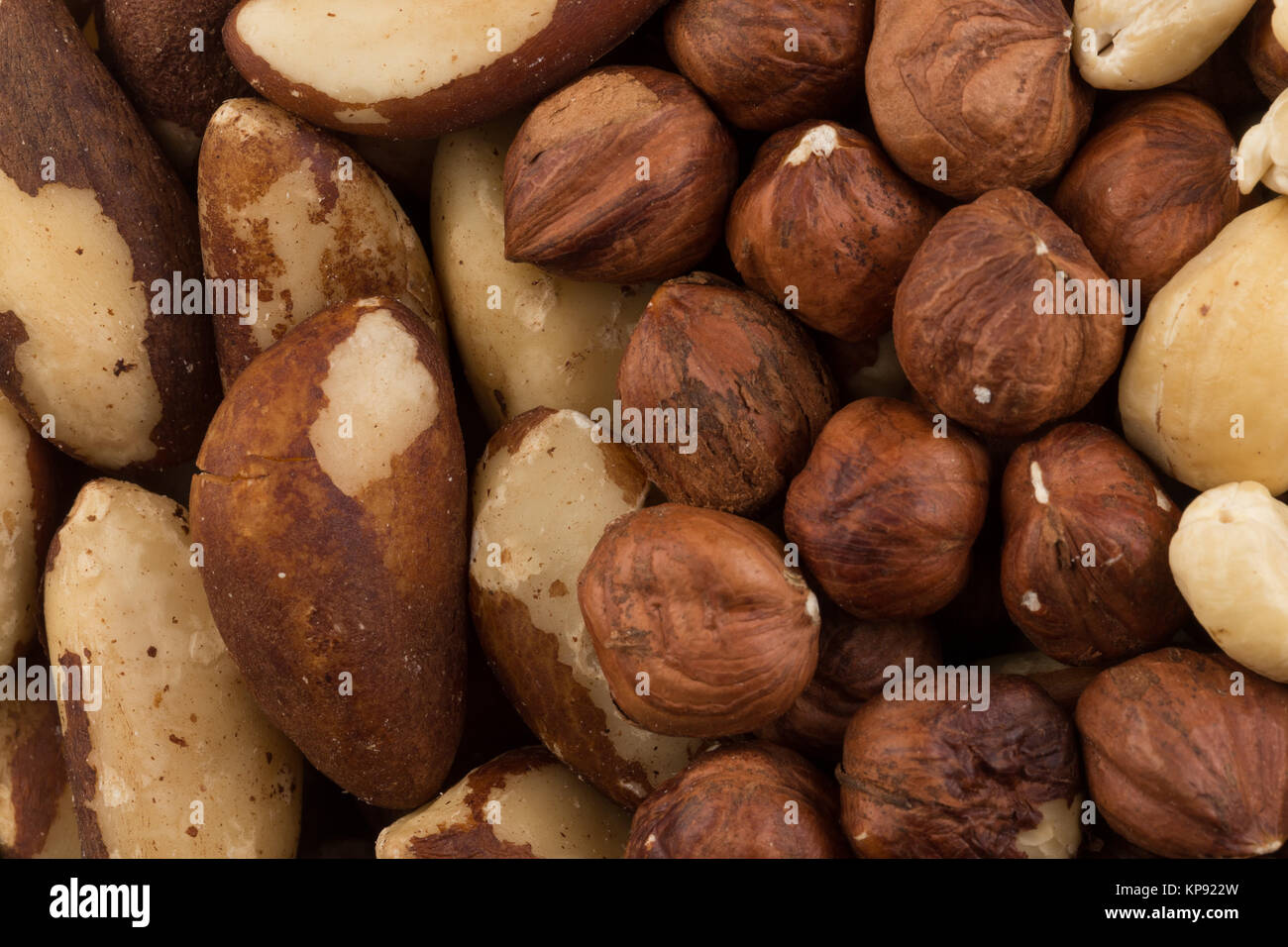 mixed nuts background above closeup Stock Photo - Alamy