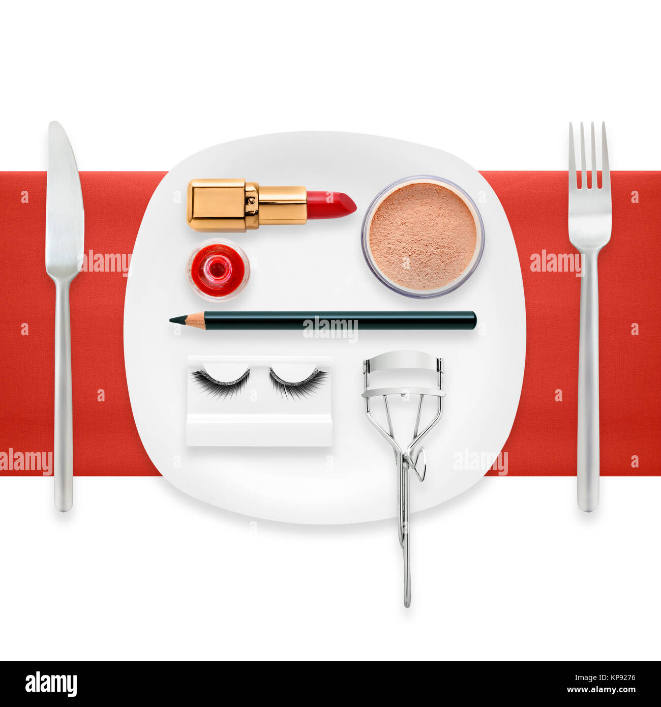 Delicious makeup set Stock Photo - Alamy