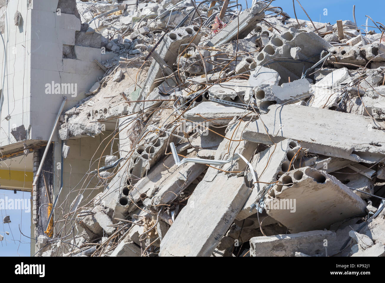 Demolished house before reconstruction Stock Photo - Alamy