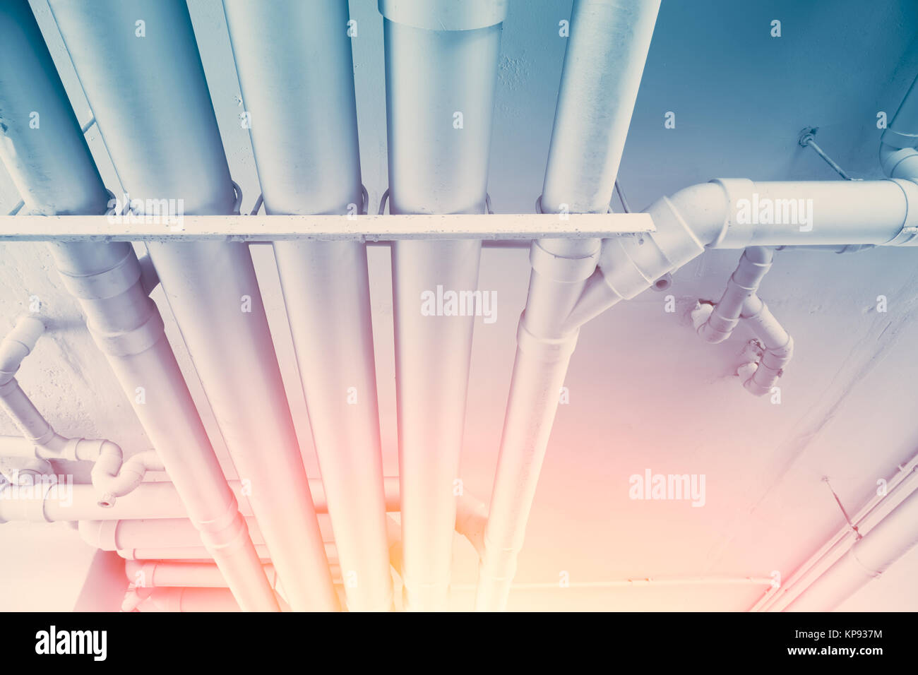 Water pipe engineering, clean line watering transport system in the ...