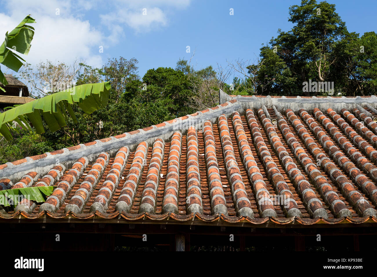 Japanese clay roof tile hi-res stock photography and images - Alamy