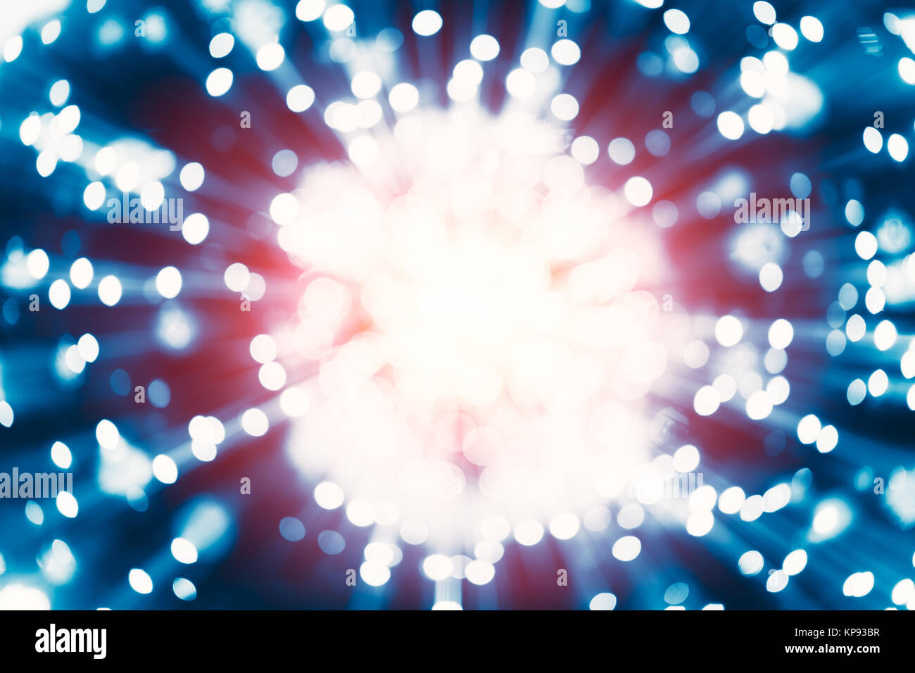 Atom Nuclear reaction explode from Nucleus spread release gamma ray ...