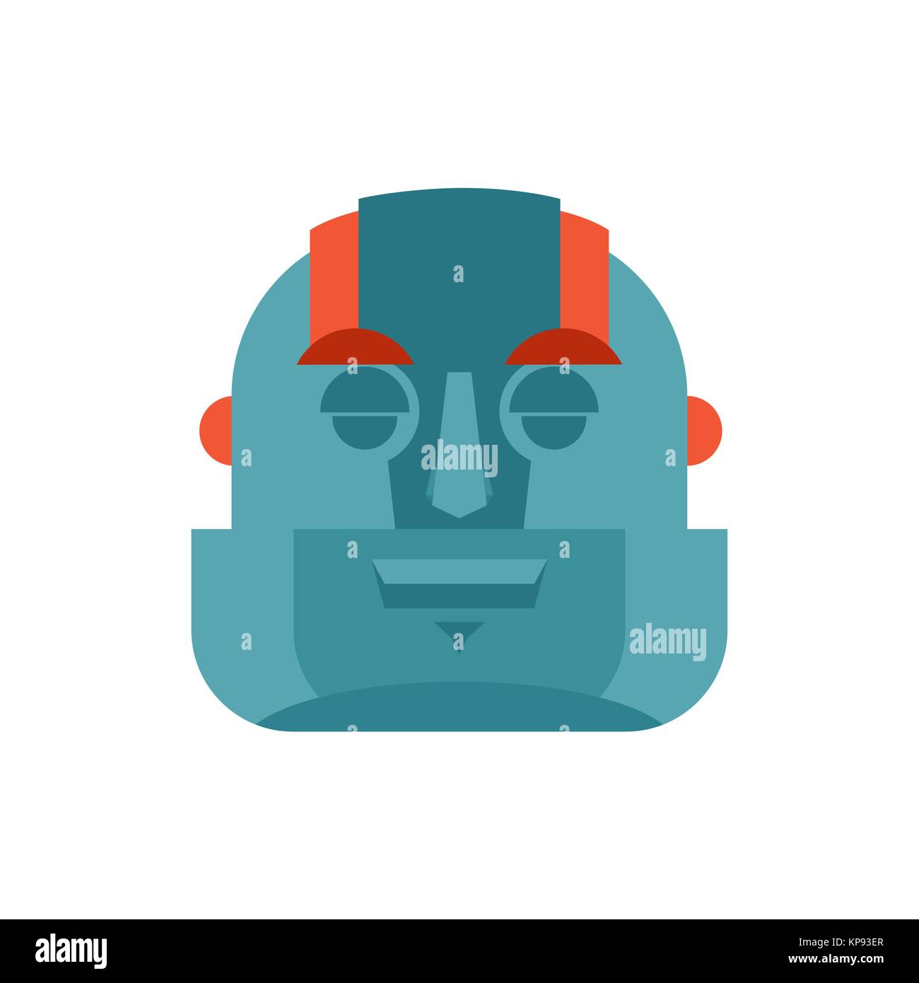 Robot sleeping emoji. Cyborg asleep emotions. Robotic man dormant ...