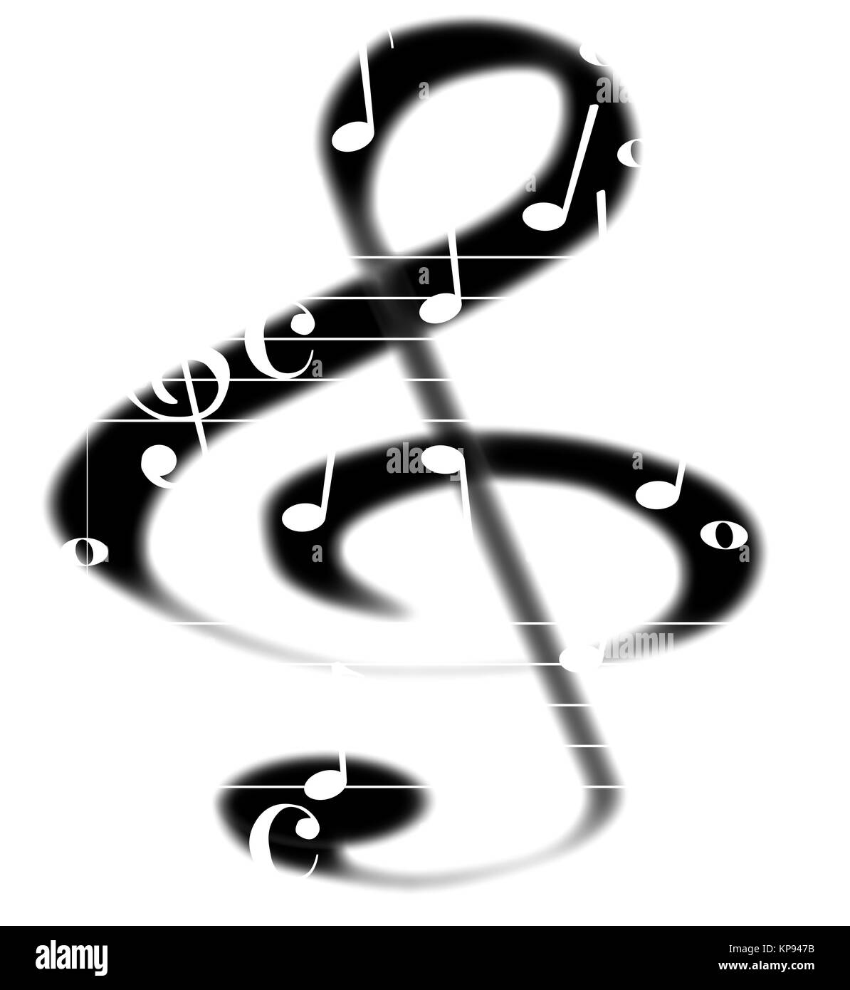 Treble clef drawing hi-res stock photography and images - Alamy