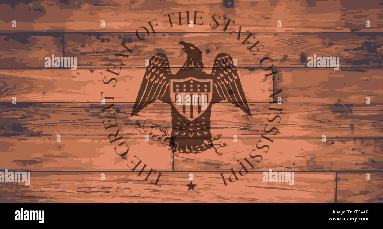 Mississippi State Seal Brand Stock Photo - Alamy