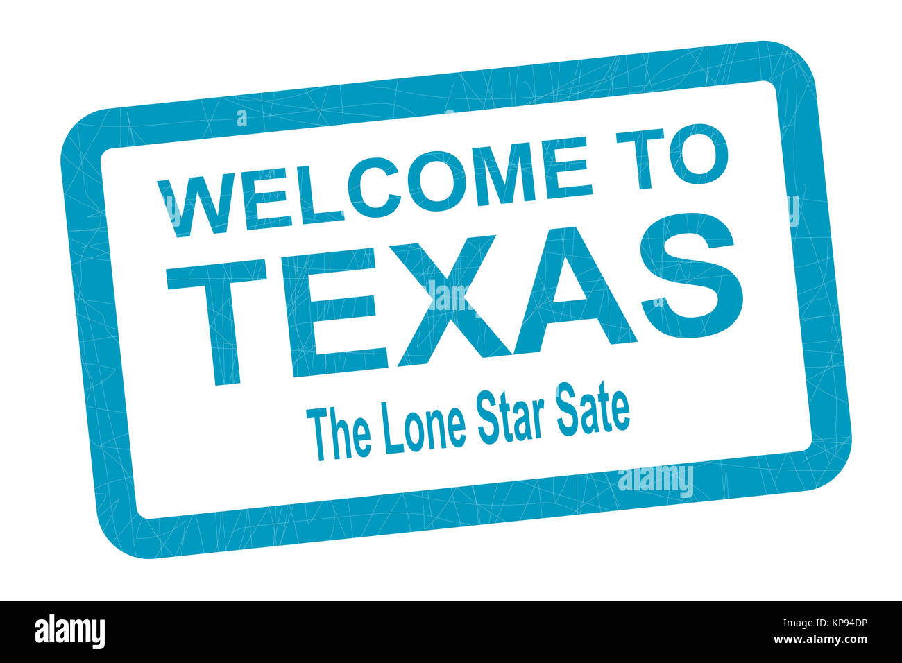 Welcome To Texas Stock Photo - Alamy