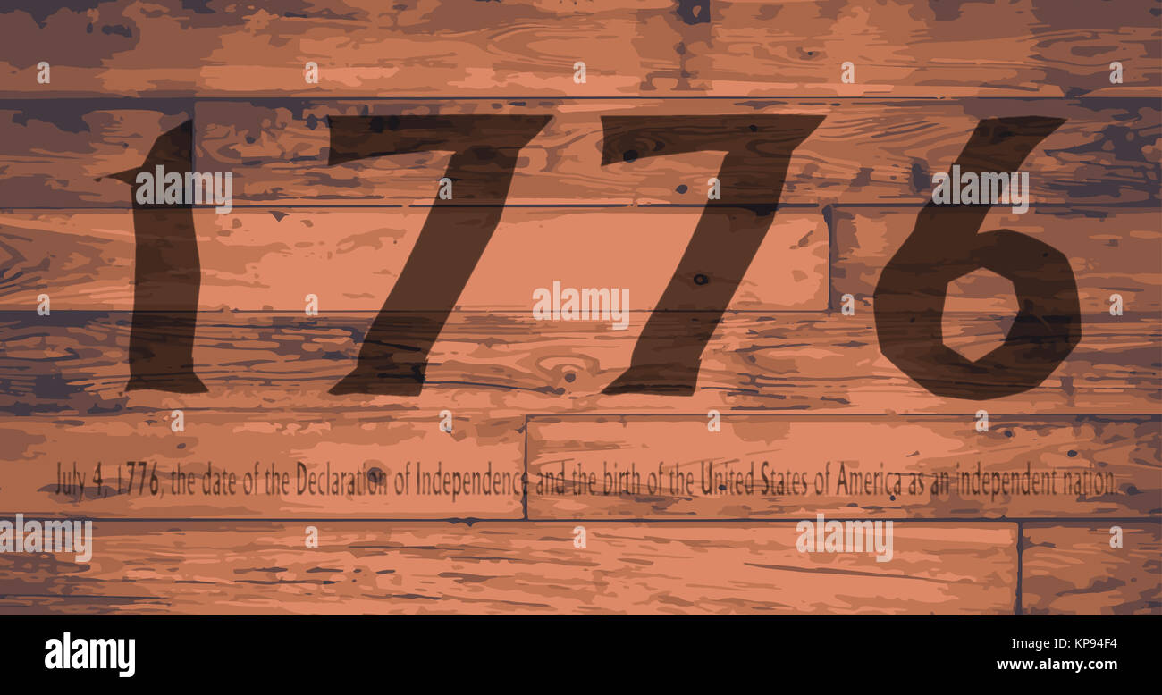 1776 Independence Day Brand Stock Photo - Alamy