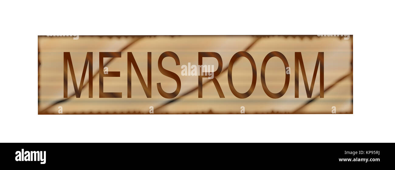 Mens Room Sign Stock Photo - Alamy
