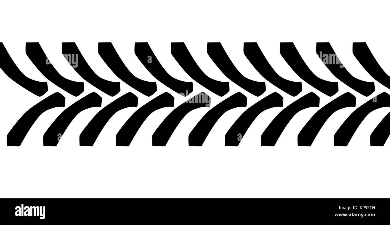 Tractor Tyre Tread Marks Stock Photo - Alamy