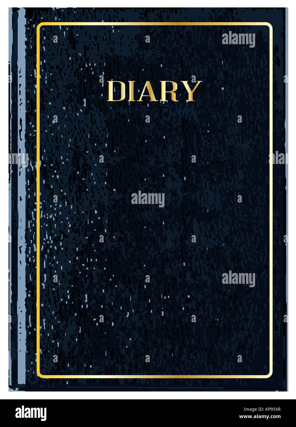 Black Diary Cover Stock Photo - Alamy