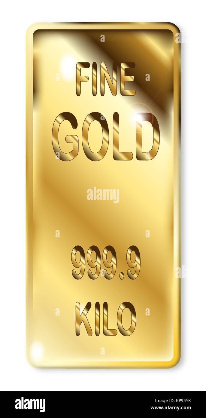 Fine Gold Ingot Stock Photo - Alamy