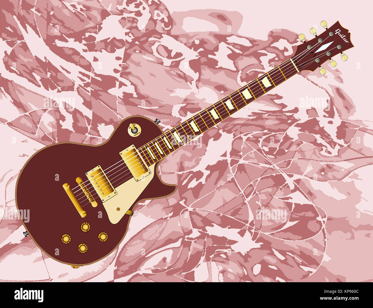 Abstract guitar headstock hi-res stock photography and images - Alamy