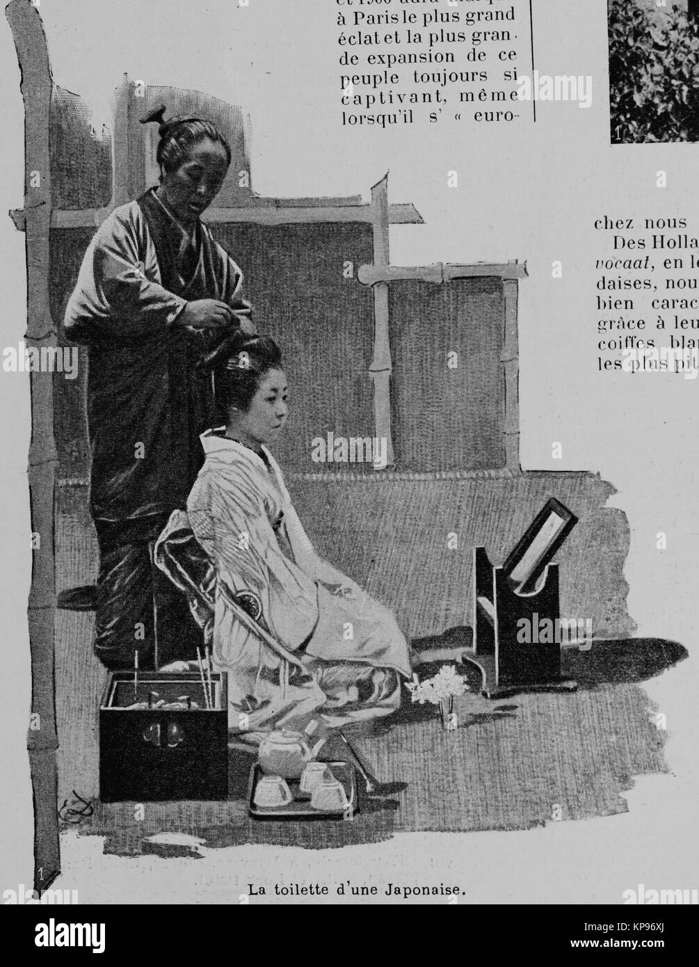 Japanese women's toilet, Women of the Universal Exhibition 1900 in ...