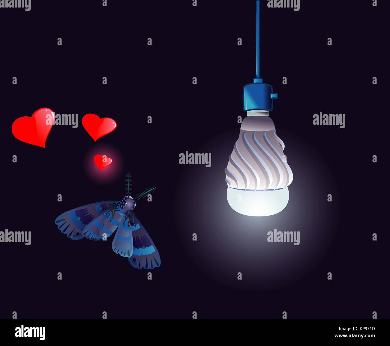 Moth Light Bulb High Resolution Stock Photography and Images - Alamy