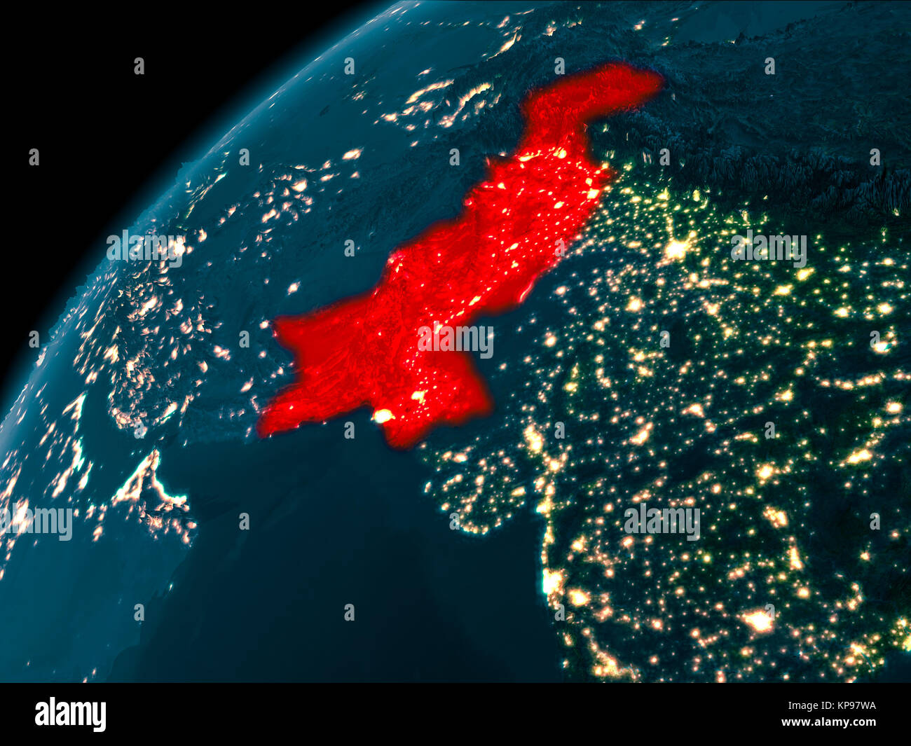 Map of pakistan High Resolution Stock Photography and Images - Alamy