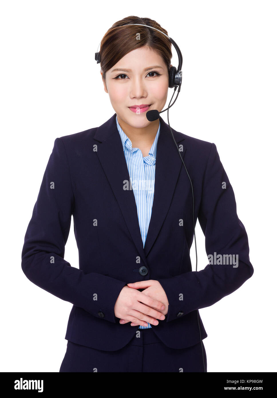 Customer services officer Stock Photo - Alamy