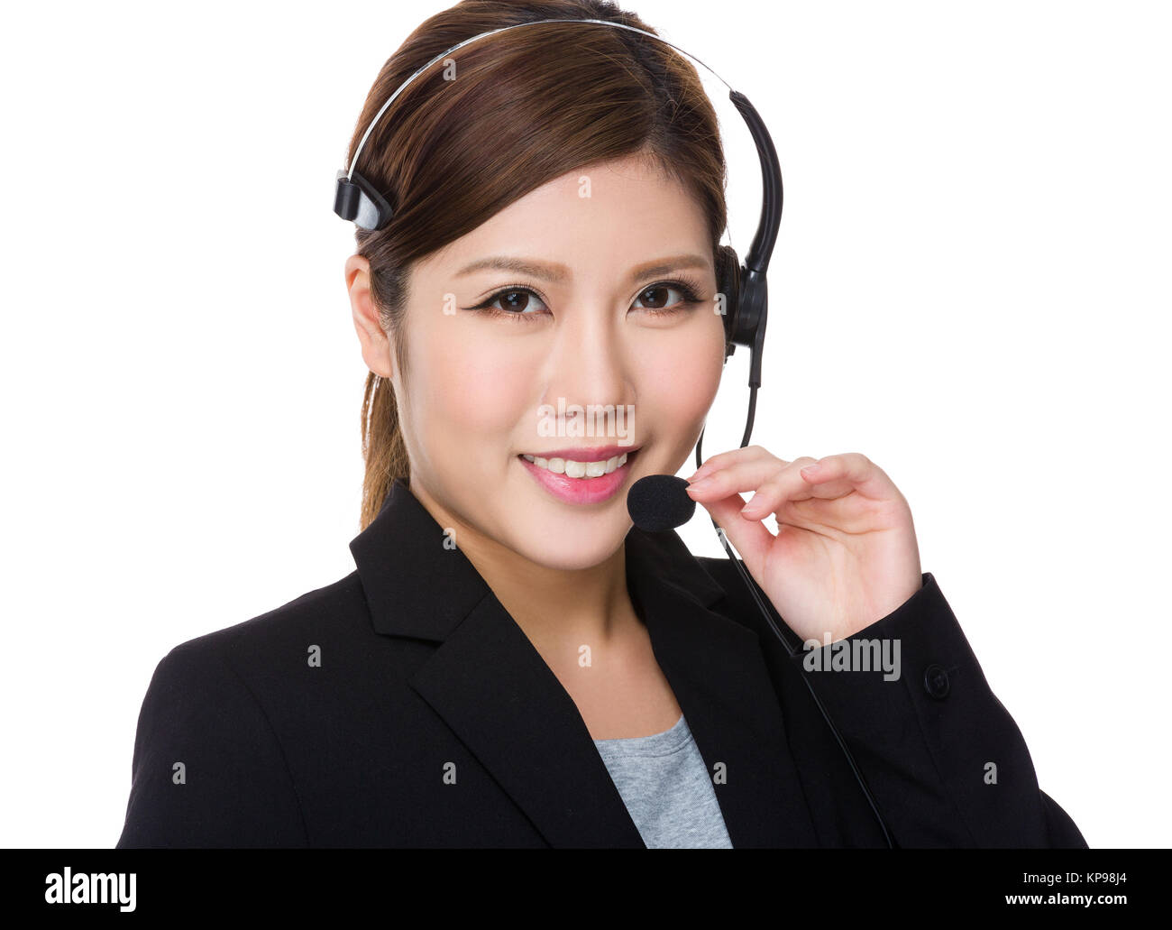 Customer services agent Stock Photo - Alamy