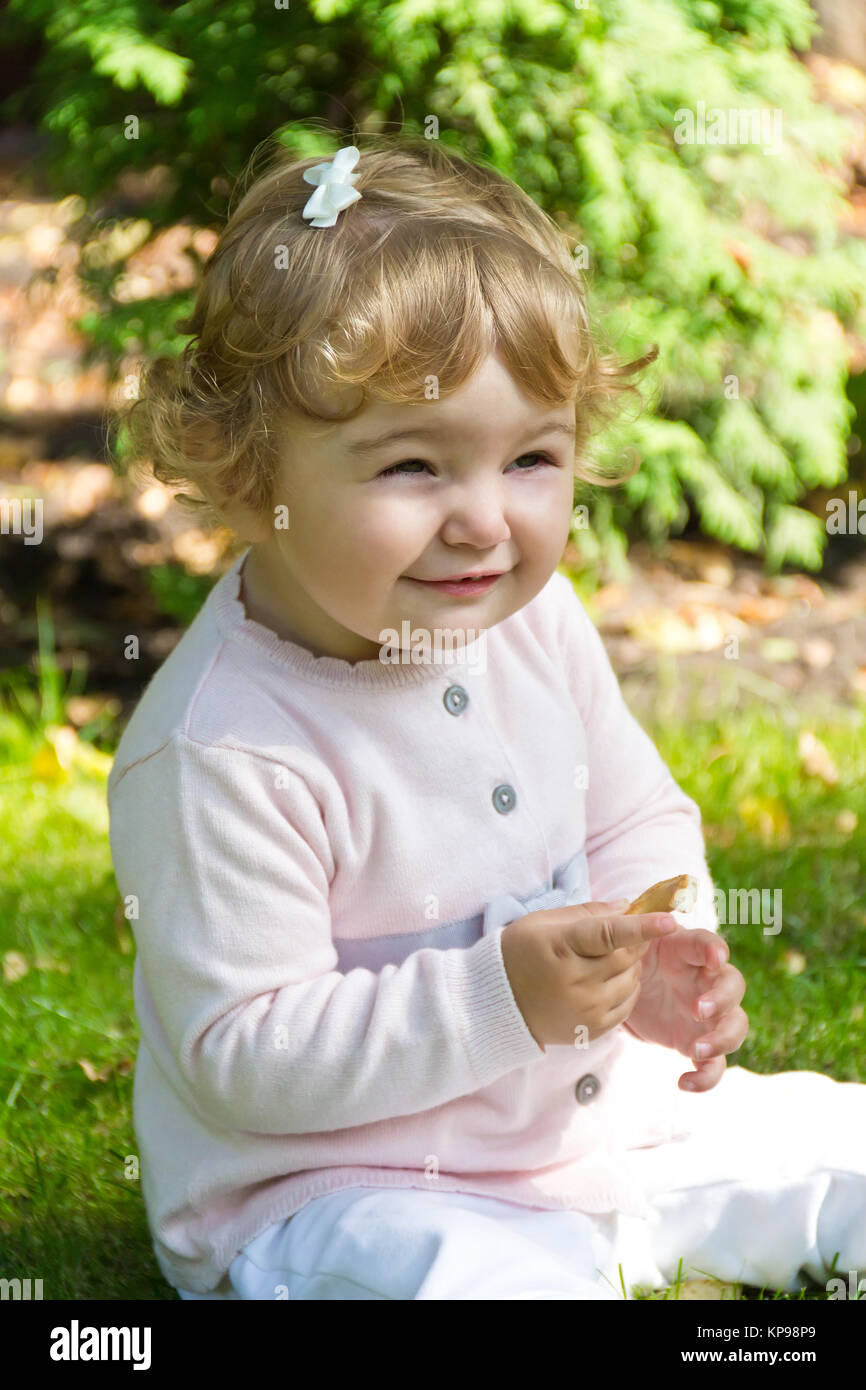 Cute smiling infant Stock Photo - Alamy