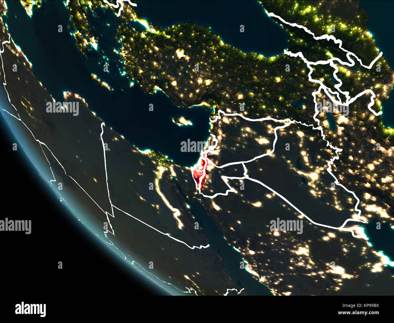 Satellite View Israel High Resolution Stock Photography and Images - Alamy