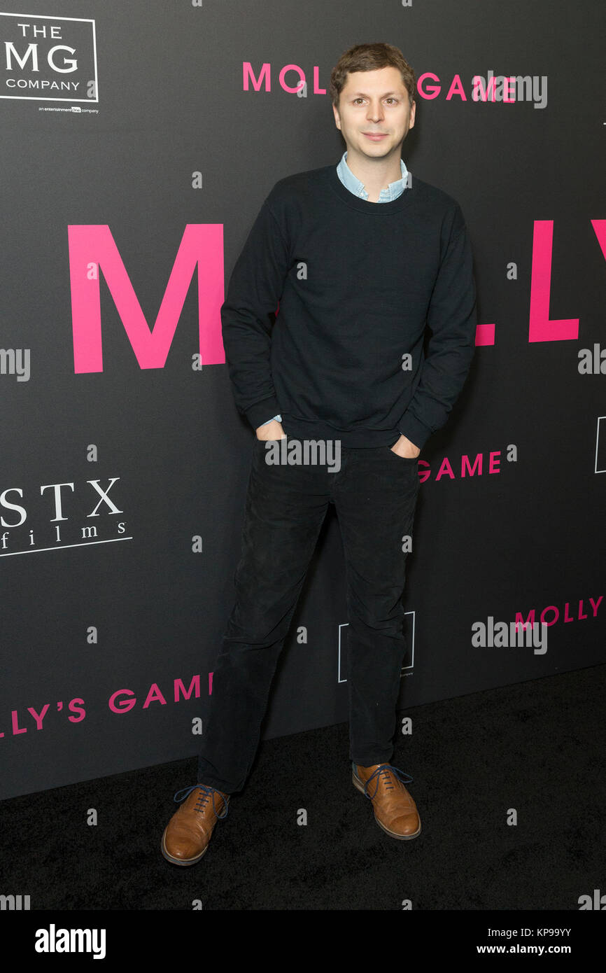 New York, United States. 13th Dec, 2017. Michael Cera attends New York ...
