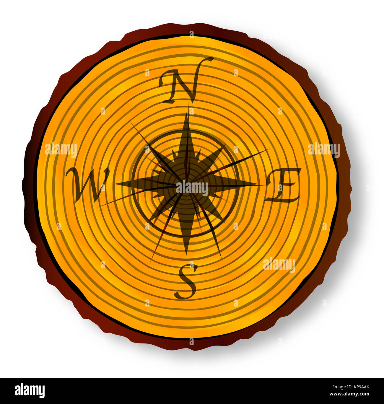 Compass image outline hi-res stock photography and images - Alamy