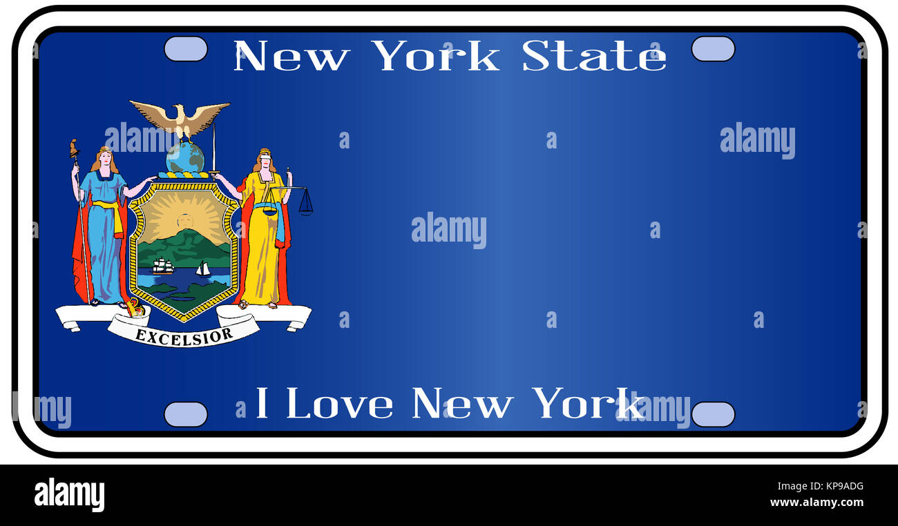New york state license plate hi-res stock photography and images - Alamy