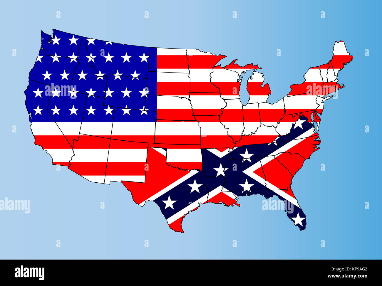 Confederate territory hi-res stock photography and images - Alamy