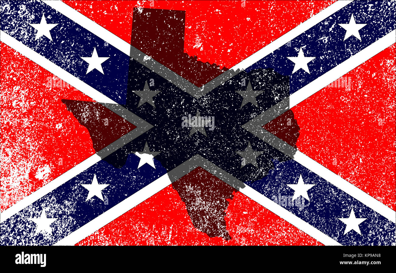 Rebel Civil War Flag Stock Photo - Alamy