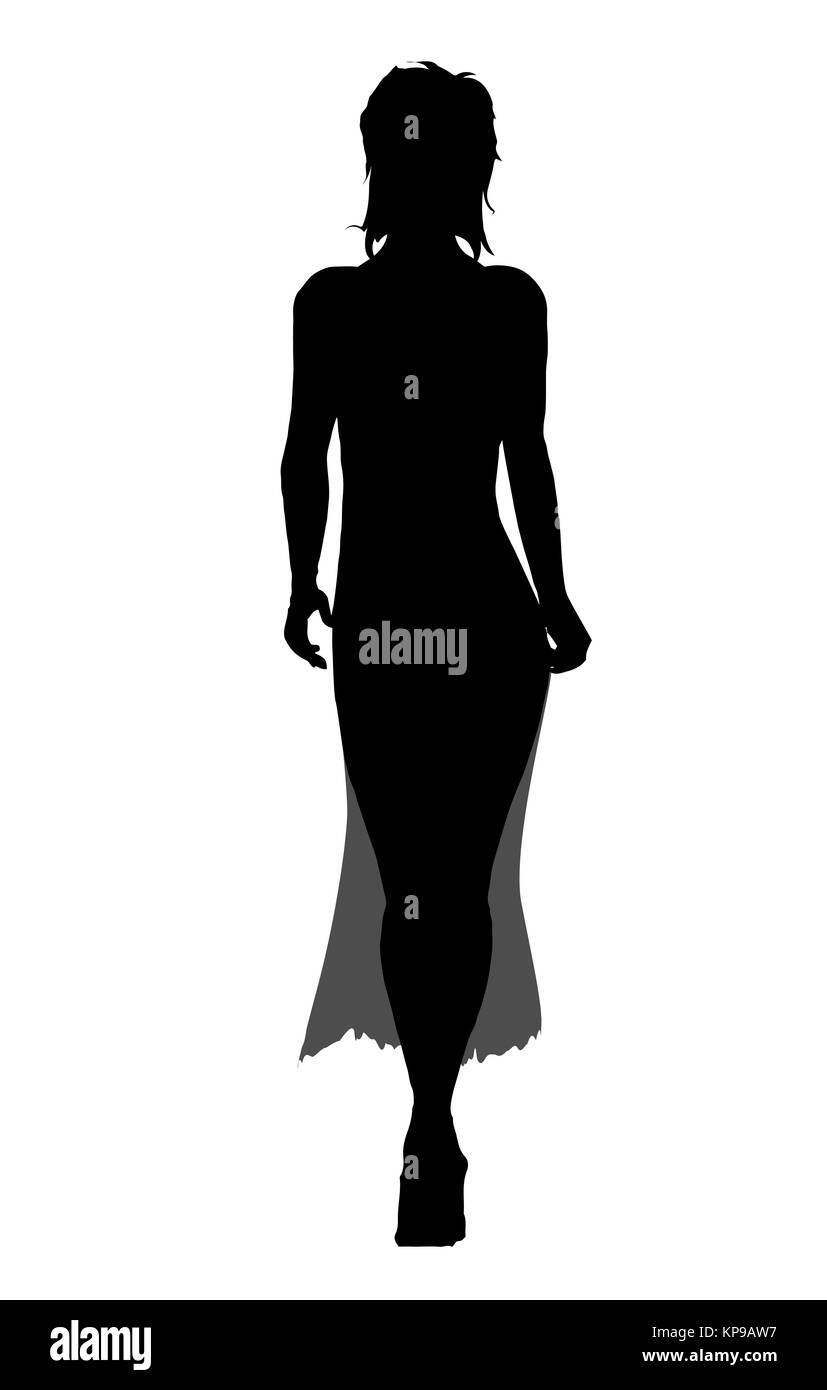 Fashion catwalk silhouette Cut Out Stock Images & Pictures - Alamy