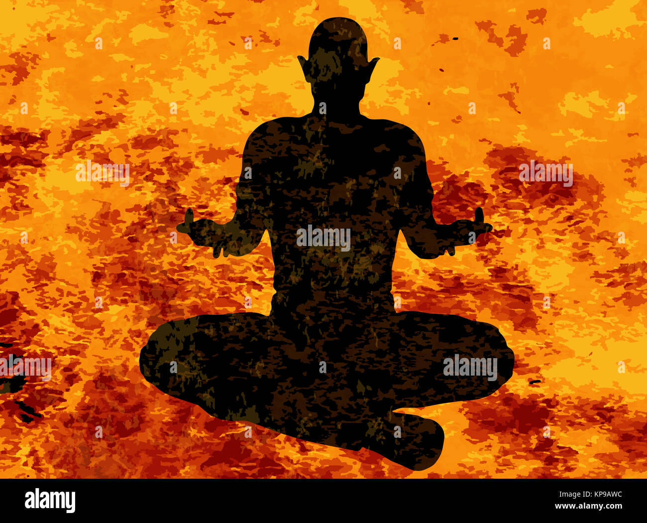 Yoga Floating Pose Stock Photo - Alamy