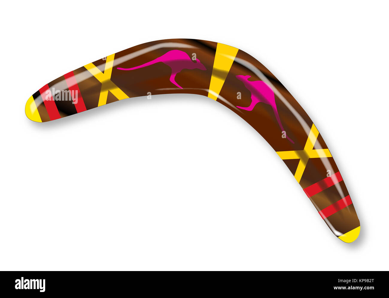 Boomerang australia aboriginal Cut Out Stock Images & Pictures - Alamy