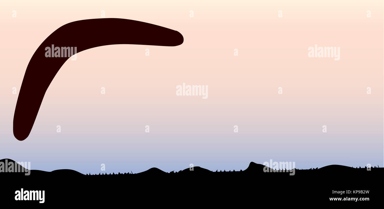 Australian Outback Scene Stock Photo - Alamy