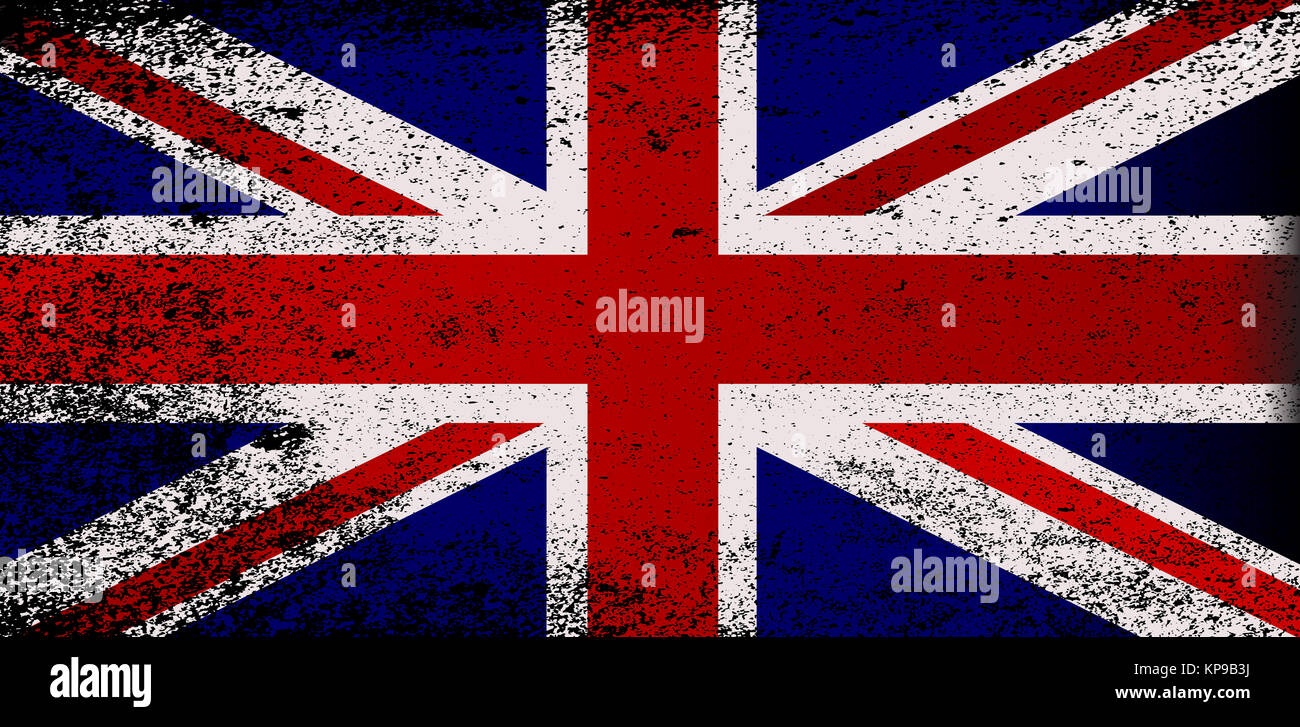 Grunge Union Jack Flag Stock Photo - Alamy